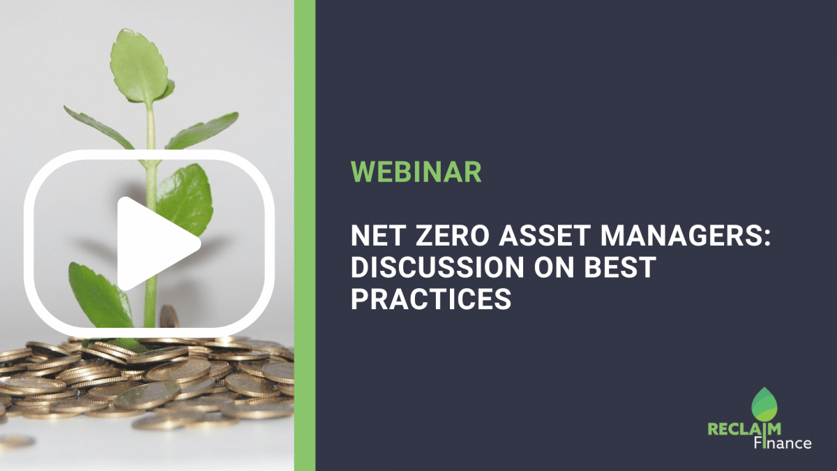 Webinaires - Reclaim Finance