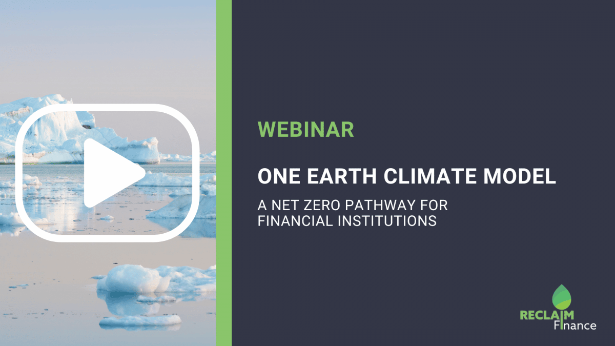 Webinaires - Reclaim Finance